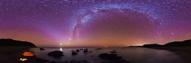 California - Mattole Beach Nightscape - 360